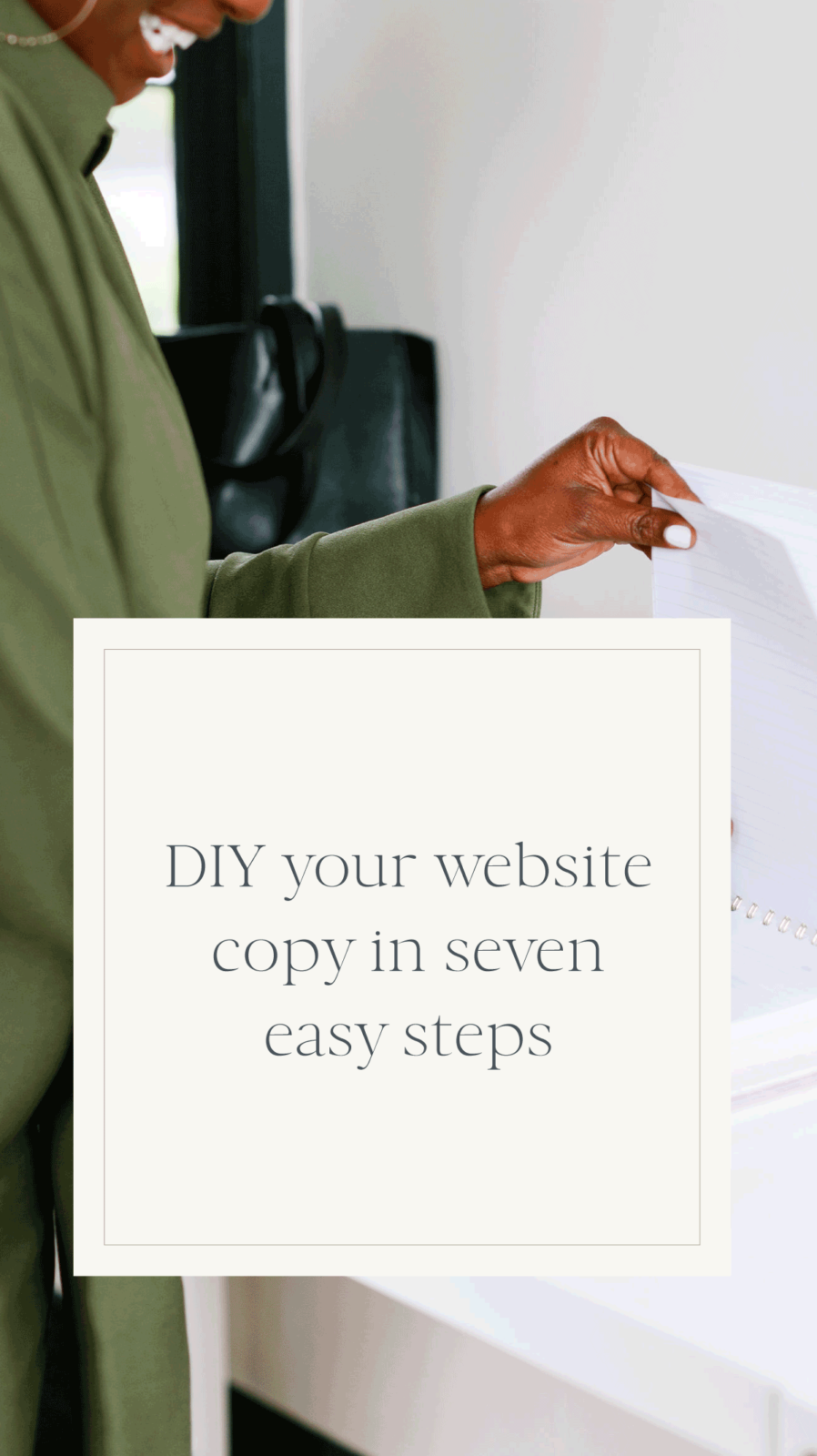 DIY your website copy in seven easy steps