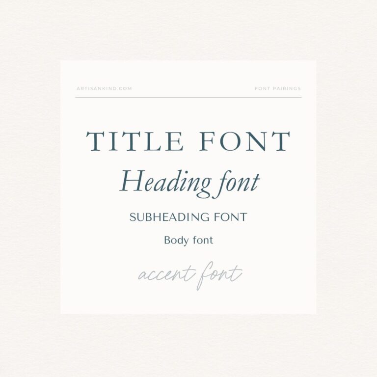 How to choose your brand’s fonts to attract more aligned clients & tips ...